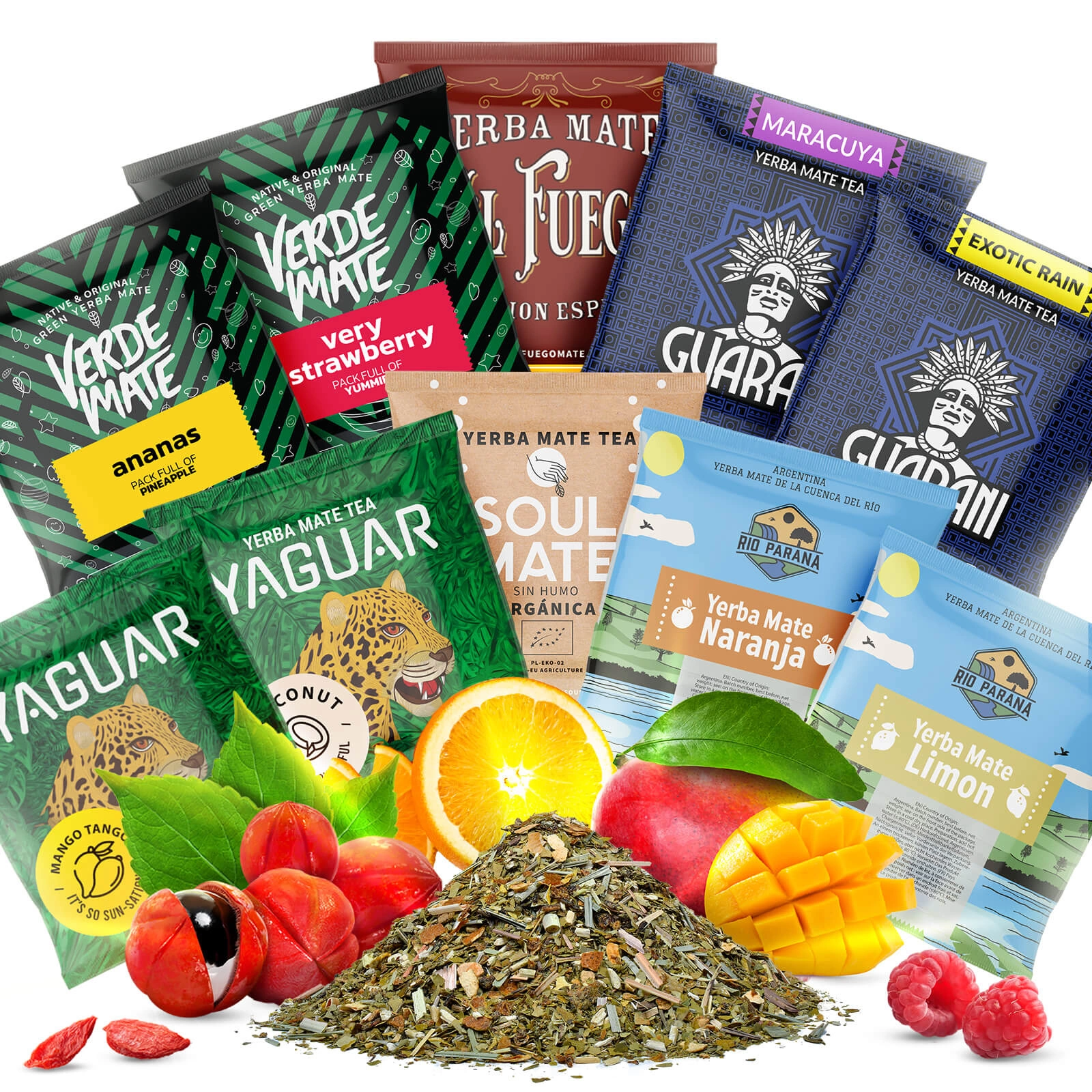 Tienda de Yerba Mate - Yerba Mate MEJOR PARA EMPEZAR 10x50g SOLO FRUTA ...