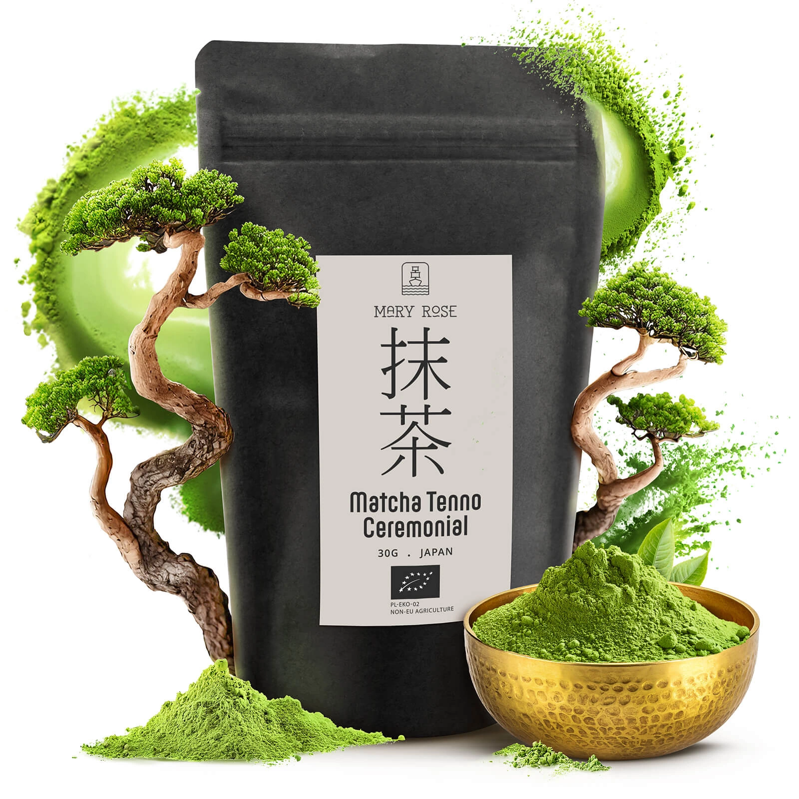 Tienda de Yerba Mate - Mary Rose – Té verde Matcha Tenno japonés (BIO ...