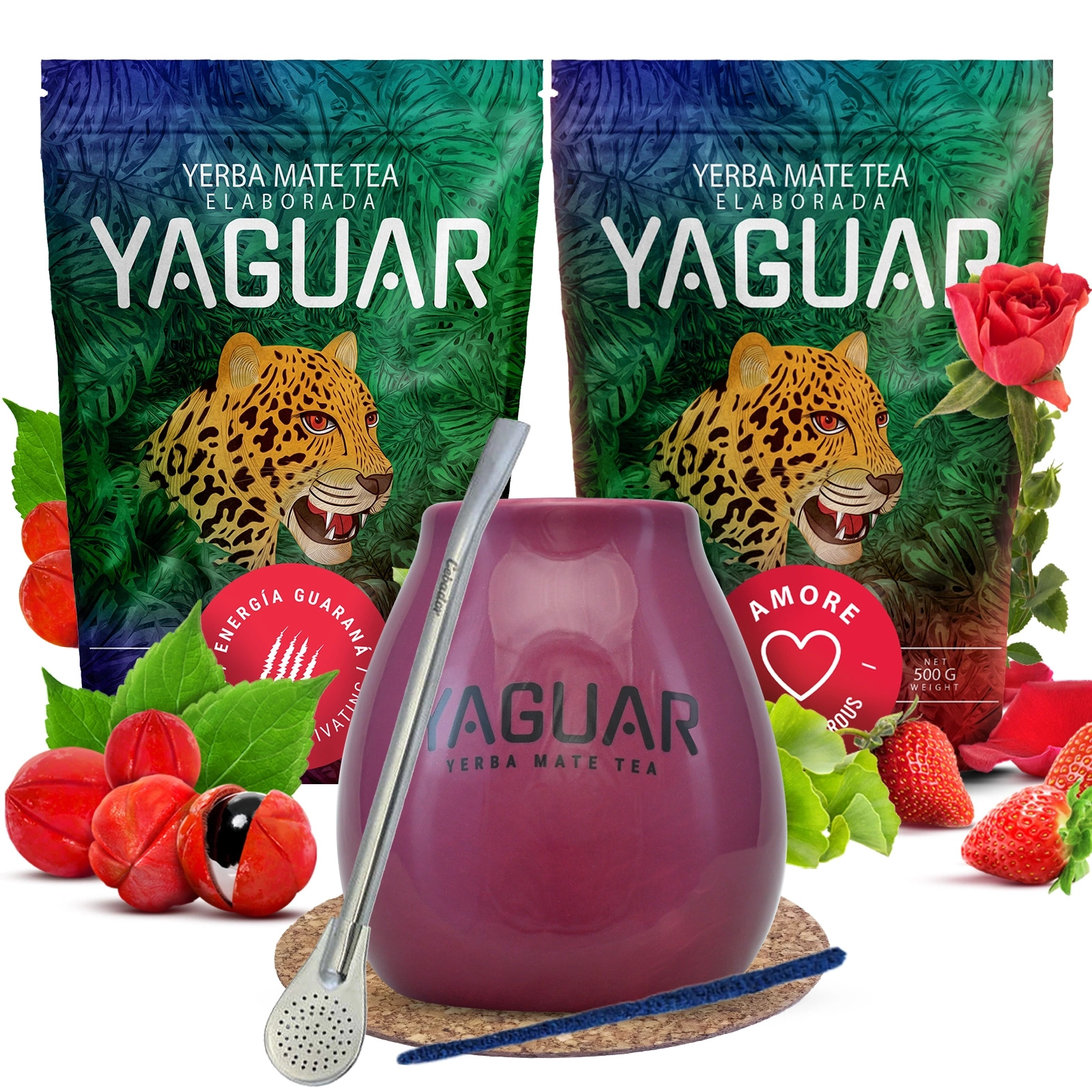 Tienda de Yerba Mate - El original set de yerba mate de YAGUAR - Yerba ...